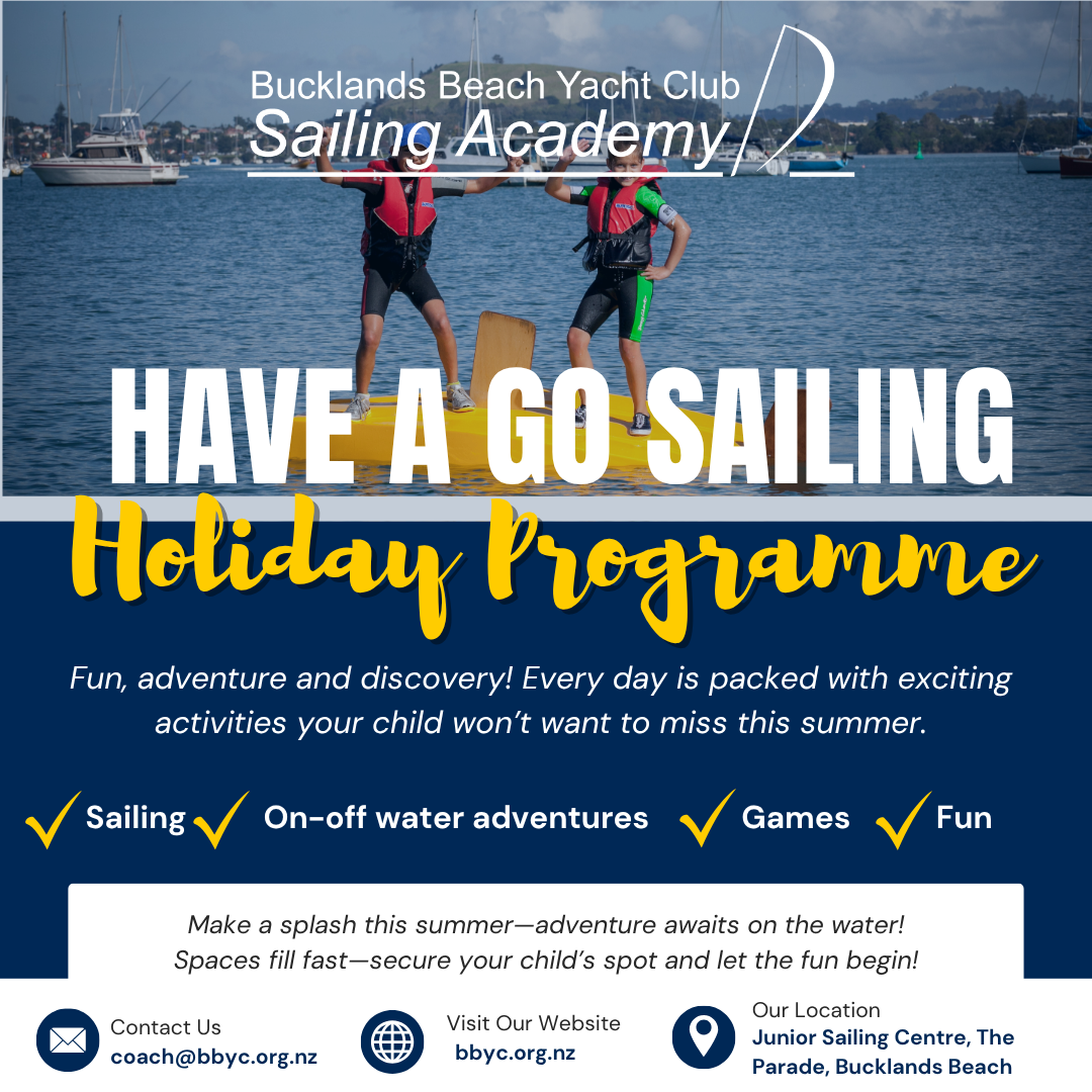 Have a Go Sailing Holiday Programme - January 2026