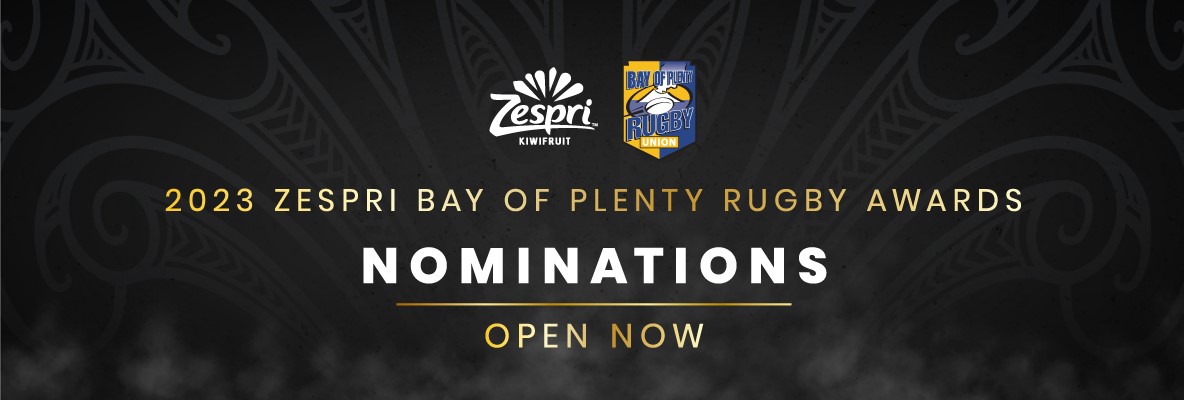 2023 Zespri Bay of Plenty Rugby Awards - Nominations now open