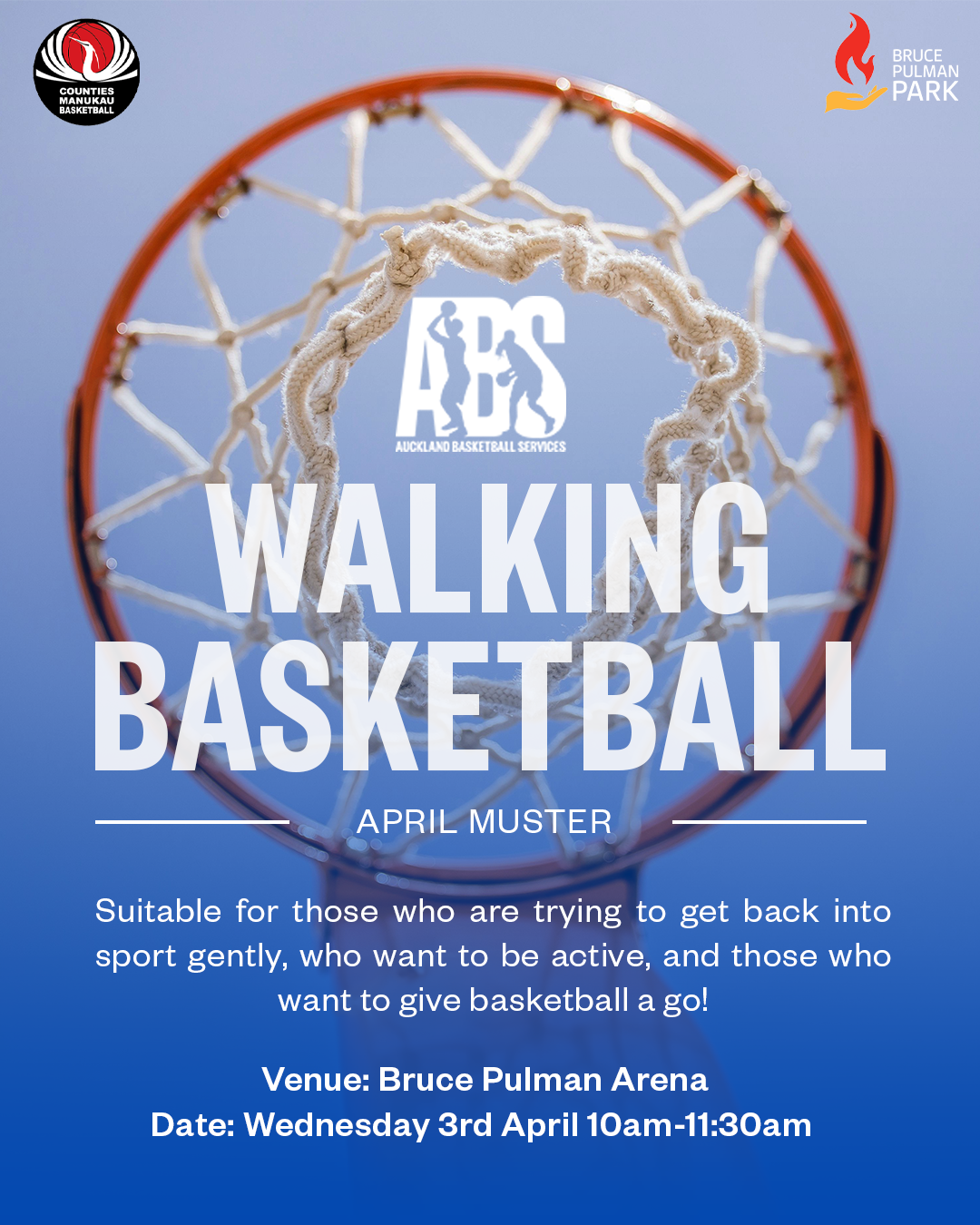 Walking Basketball April Programme