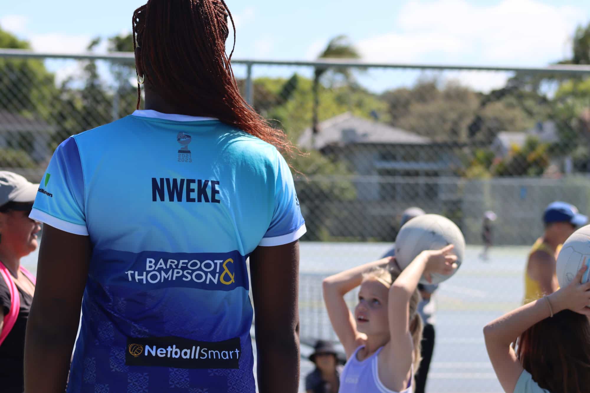 JUNIOR NETBALLERS INSPIRED BY MYSTICS PLAYERS AT GIVE IT A GO DAYS