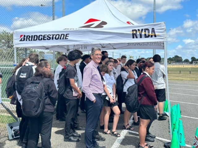 Year 12 Students attending RYDA Programme