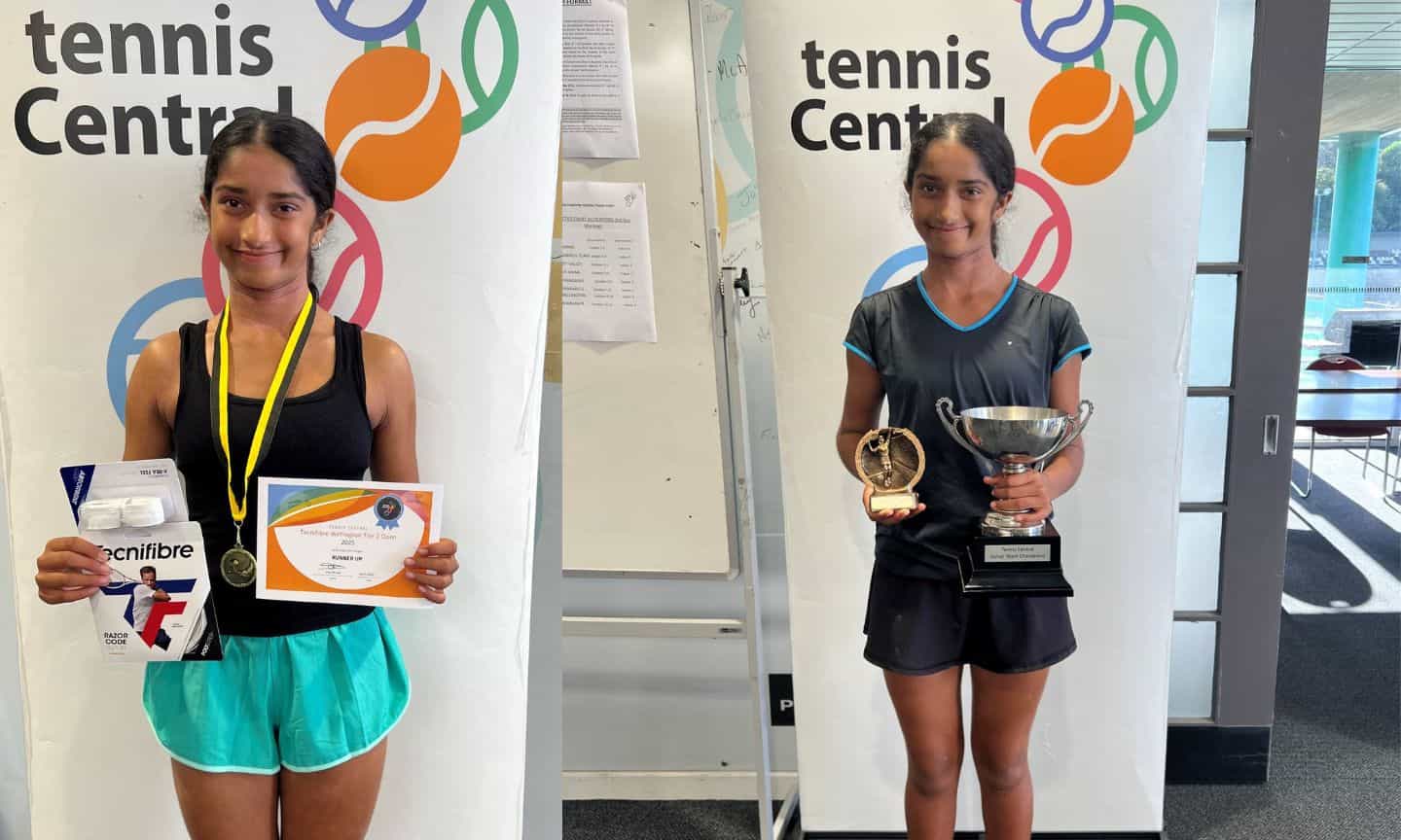 Sahana's Outstanding Tennis Success