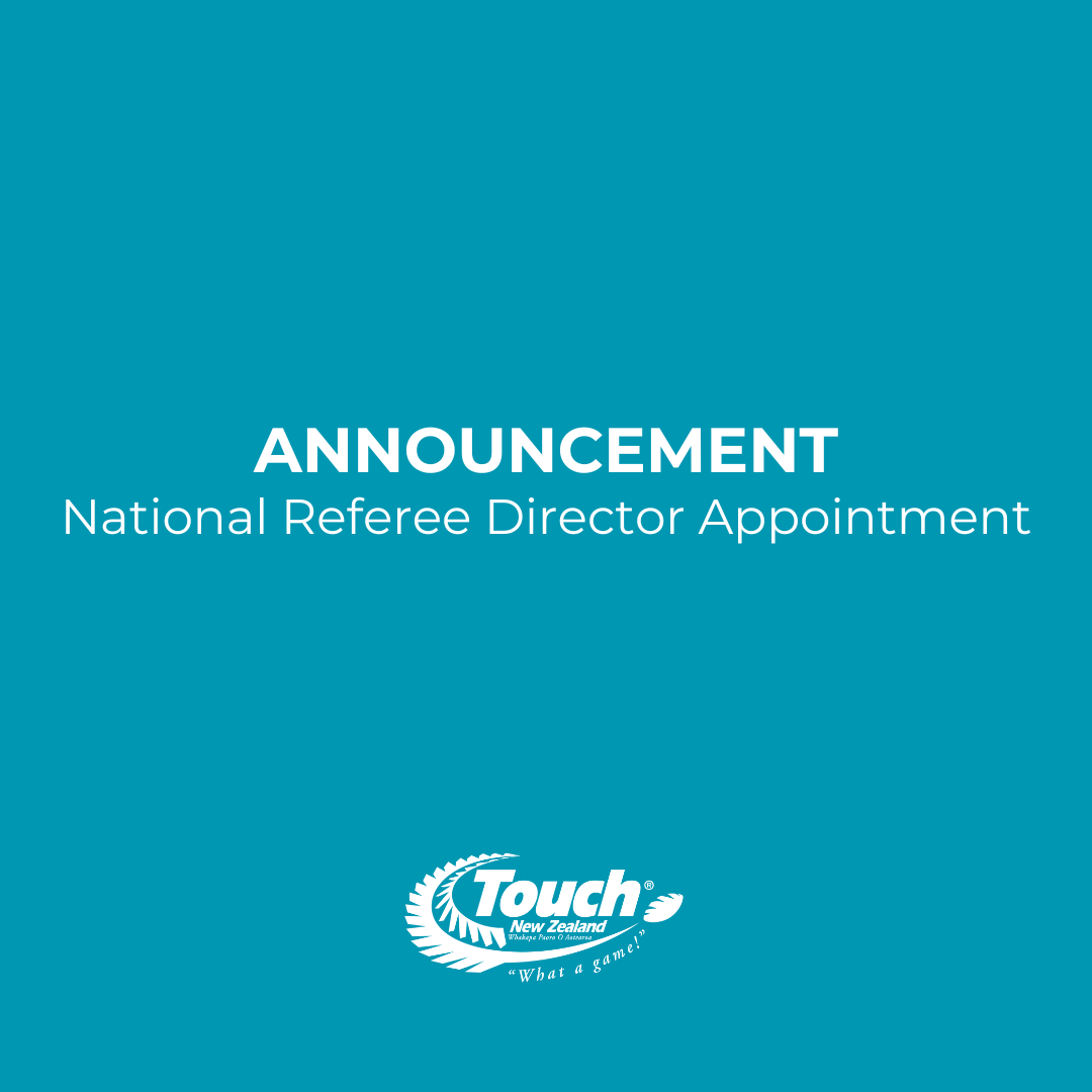 Reappointment - Darrin Sykes, Touch NZ National Director of Referees