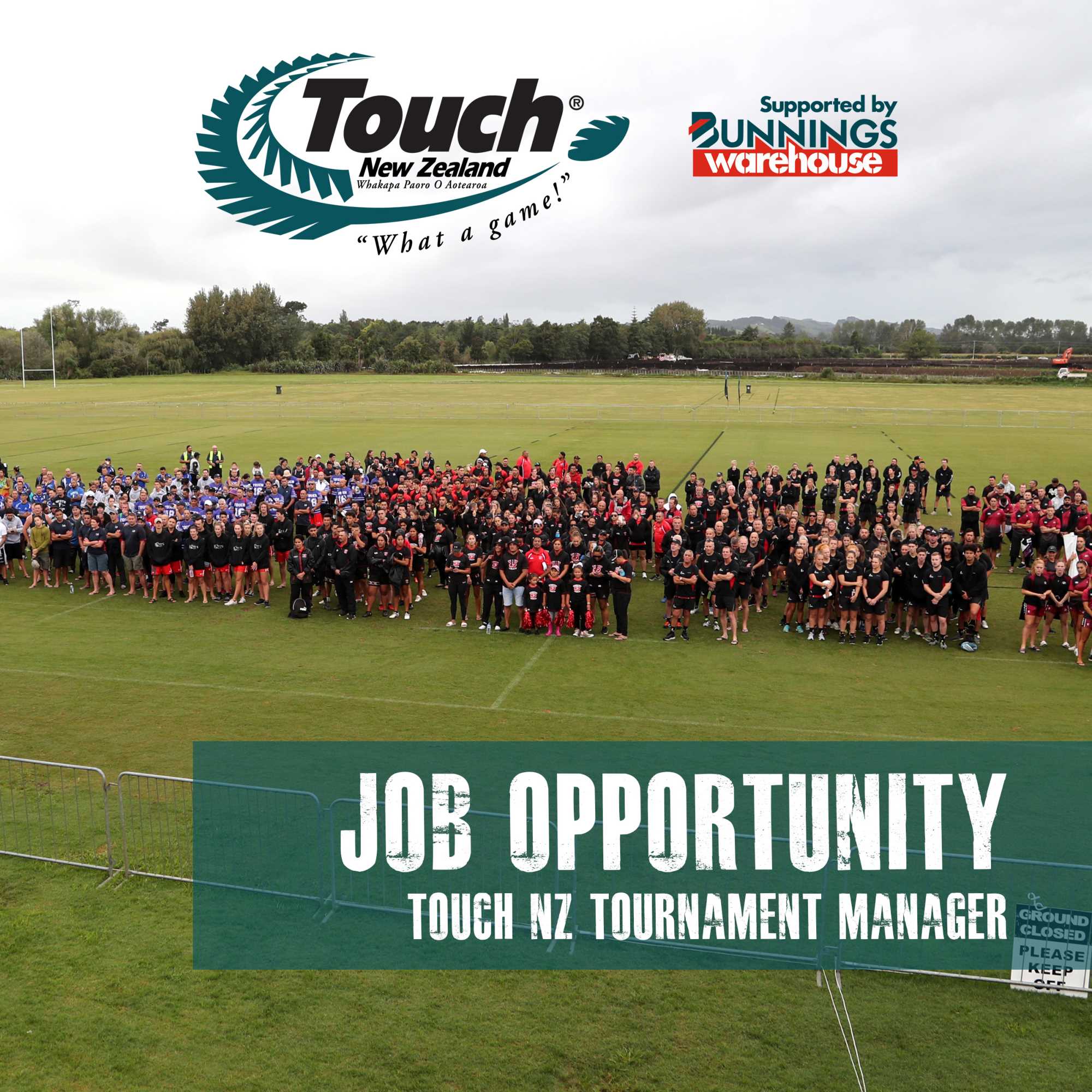 Touch NZ seeking Tournament Manager