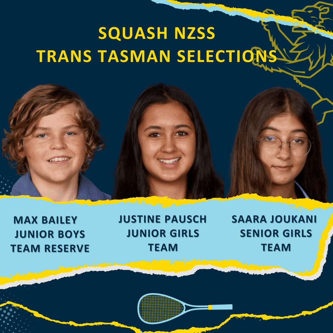 Squash: NZSS Trans Tasman Team Selections
