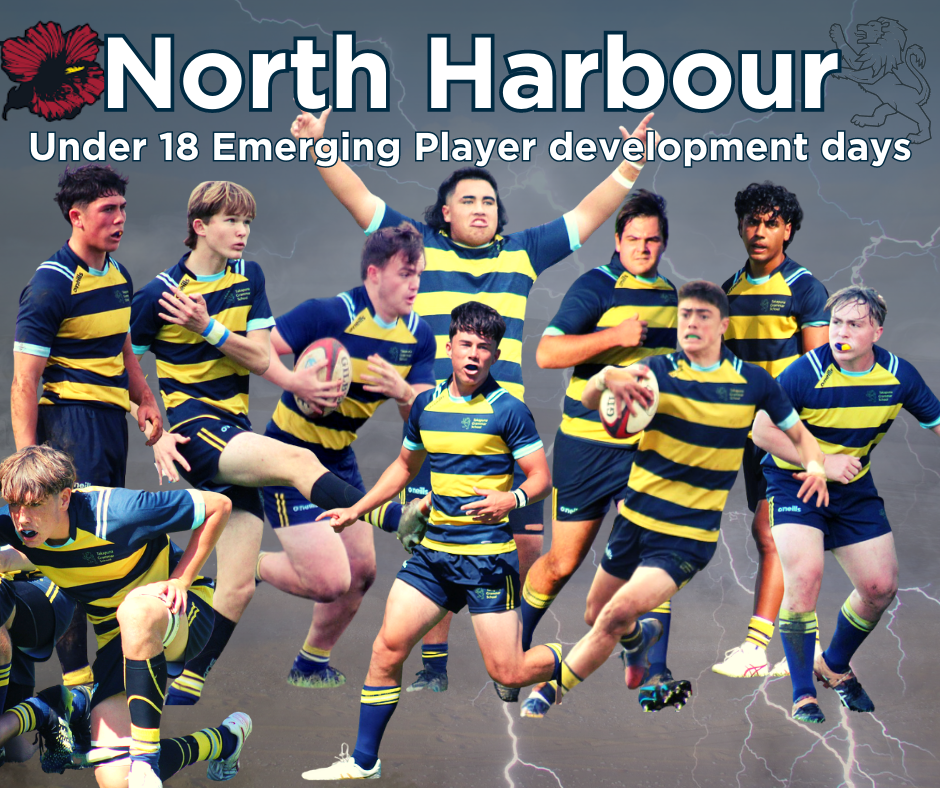 Rugby: 10 players selected for North Harbour U18 Emerging players