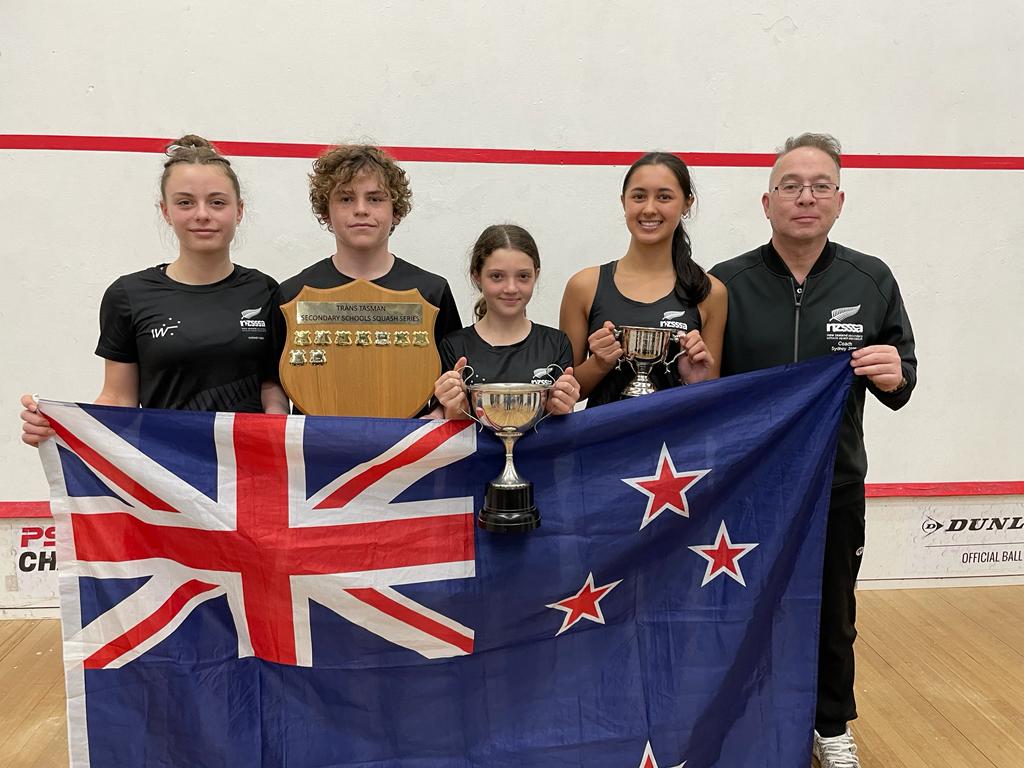 Squash: TGS squash players represent NZ in Australia