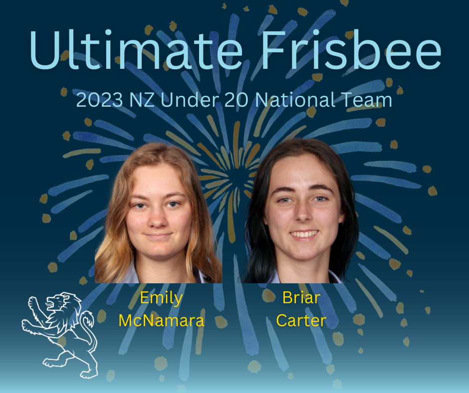 Ultimate Frisbee: NZ selection for Briar and Emily