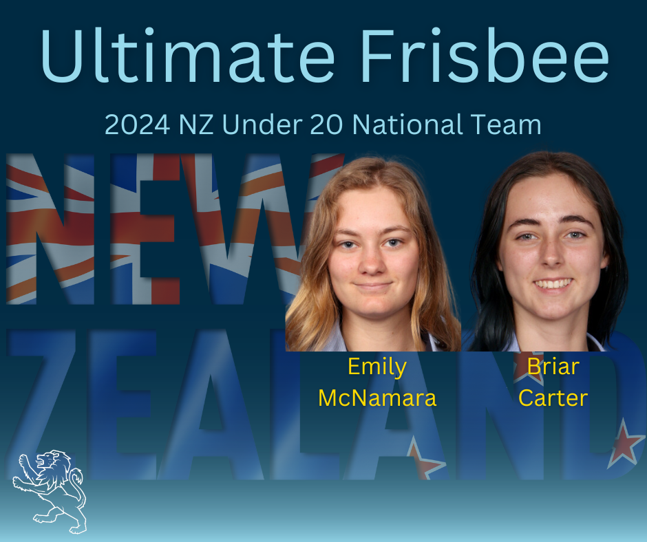 Ultimate Frisbee: Briar and Emily selected for NZ U20