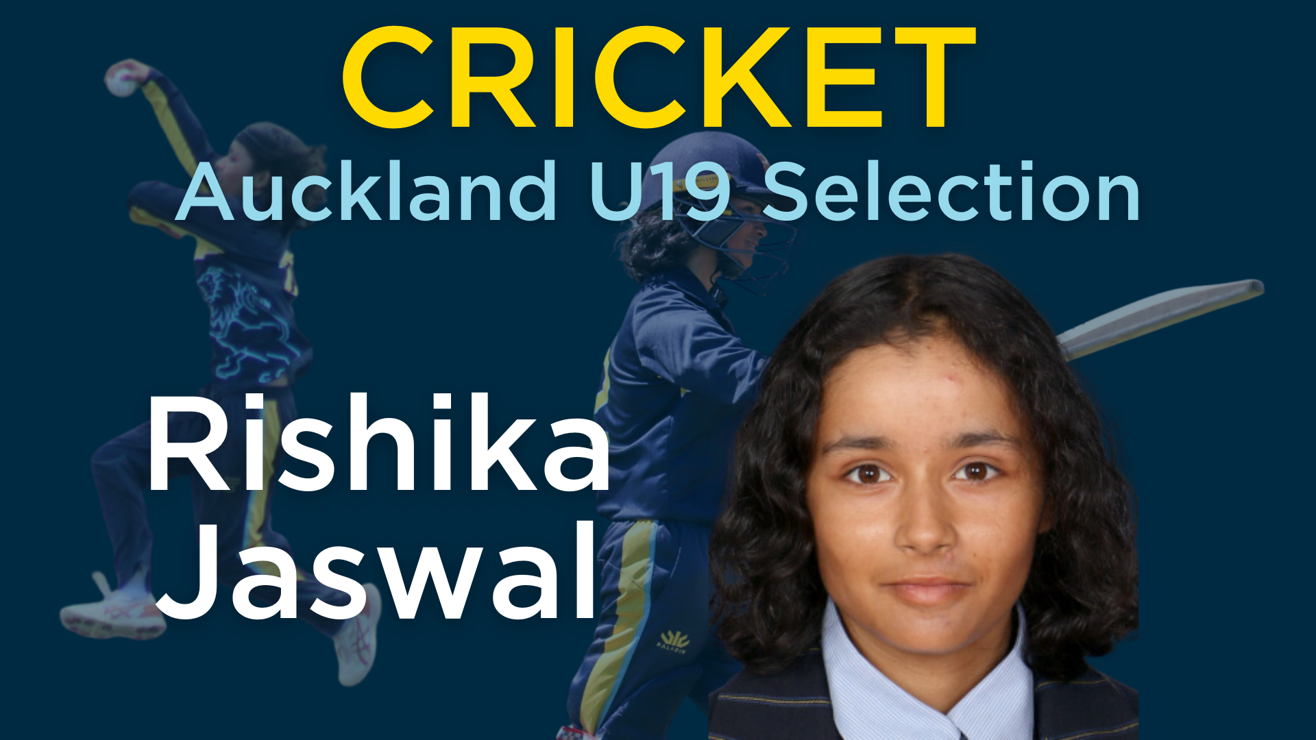 Cricket: Under 19 selection for Rishika Jaswal