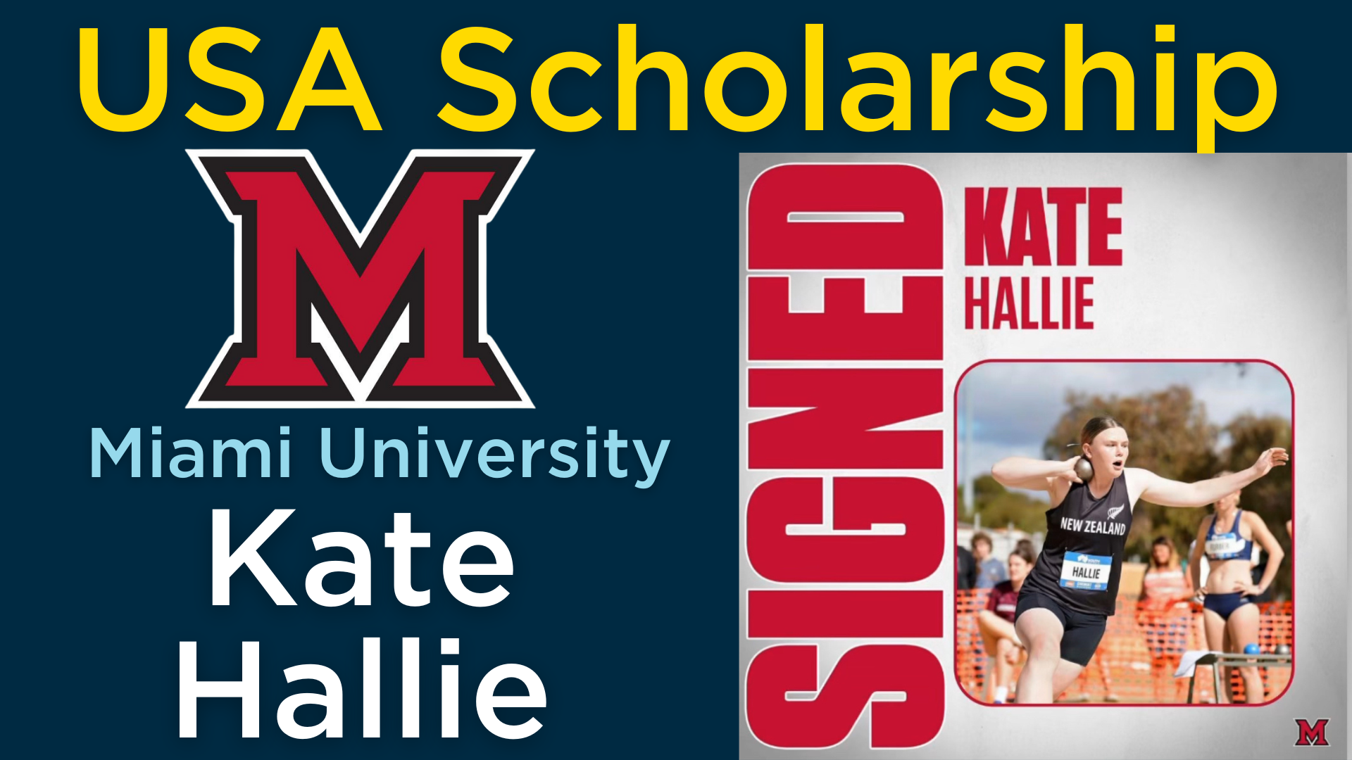 Athletics: Kate Hallie is Ohio bound