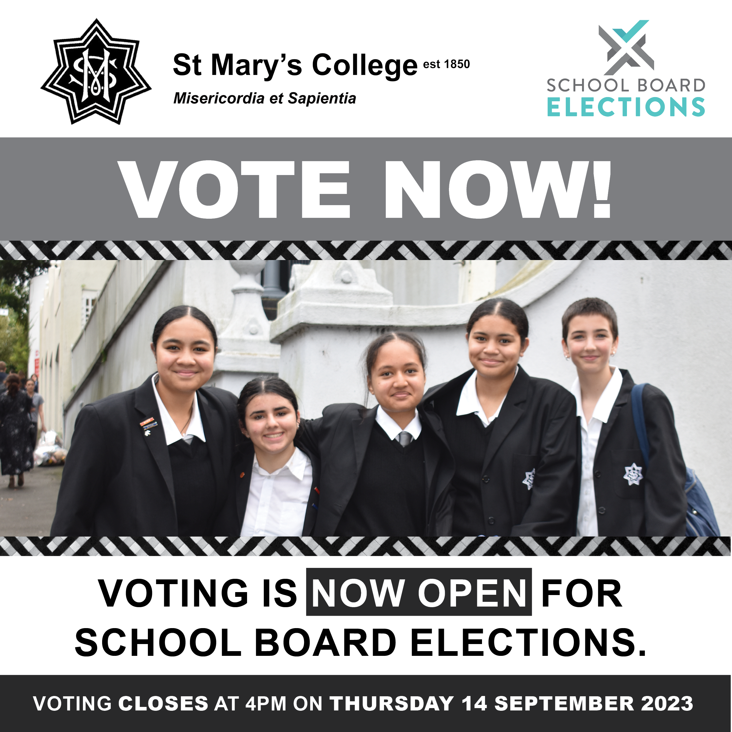 VOTE NOW - School Board Elections