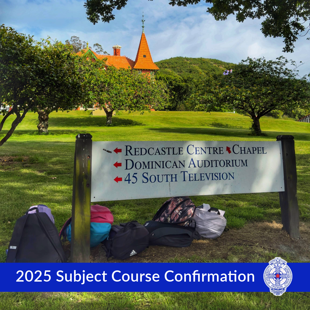 2025 Course confirmation