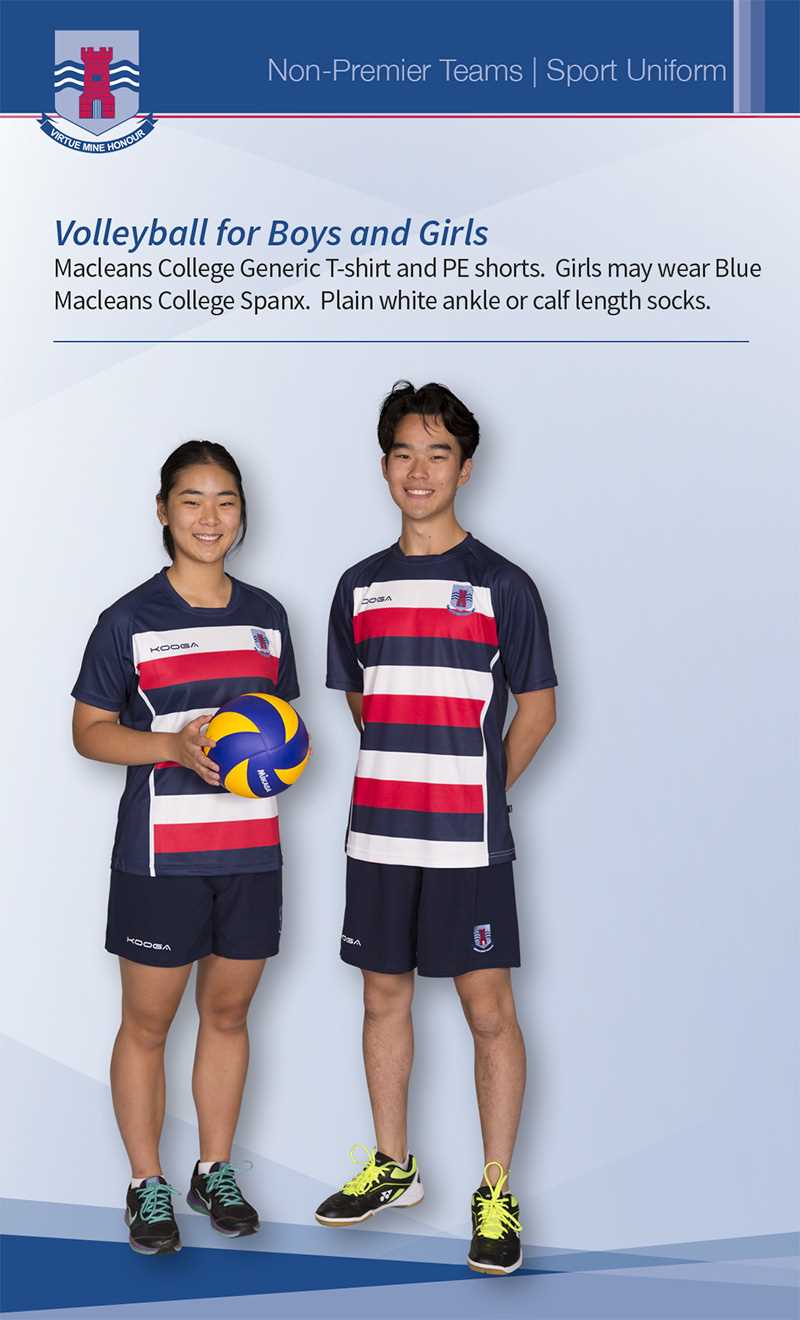 Macleans College - Uniform
