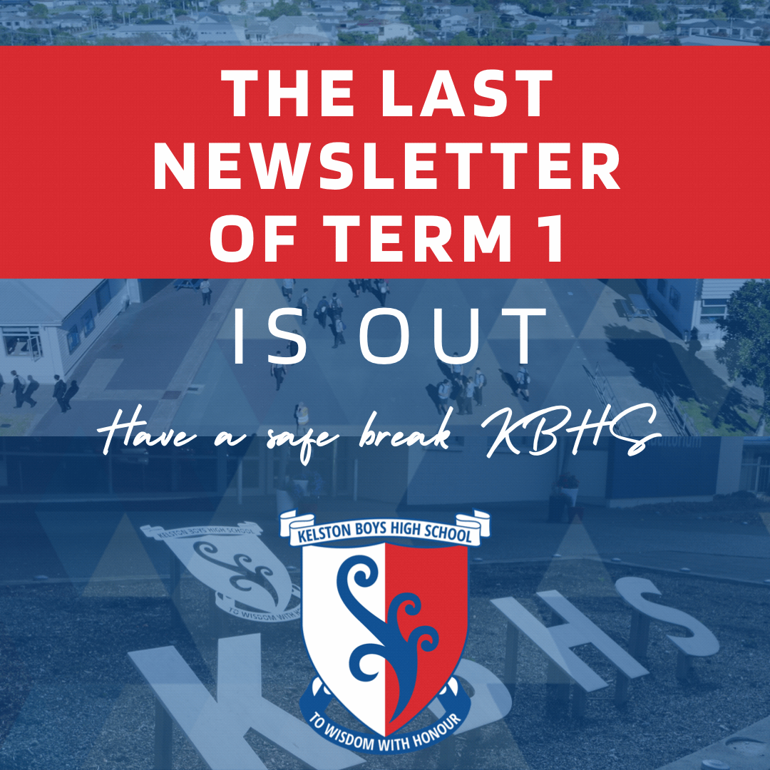 Last Newsletter for 2021 Term 1