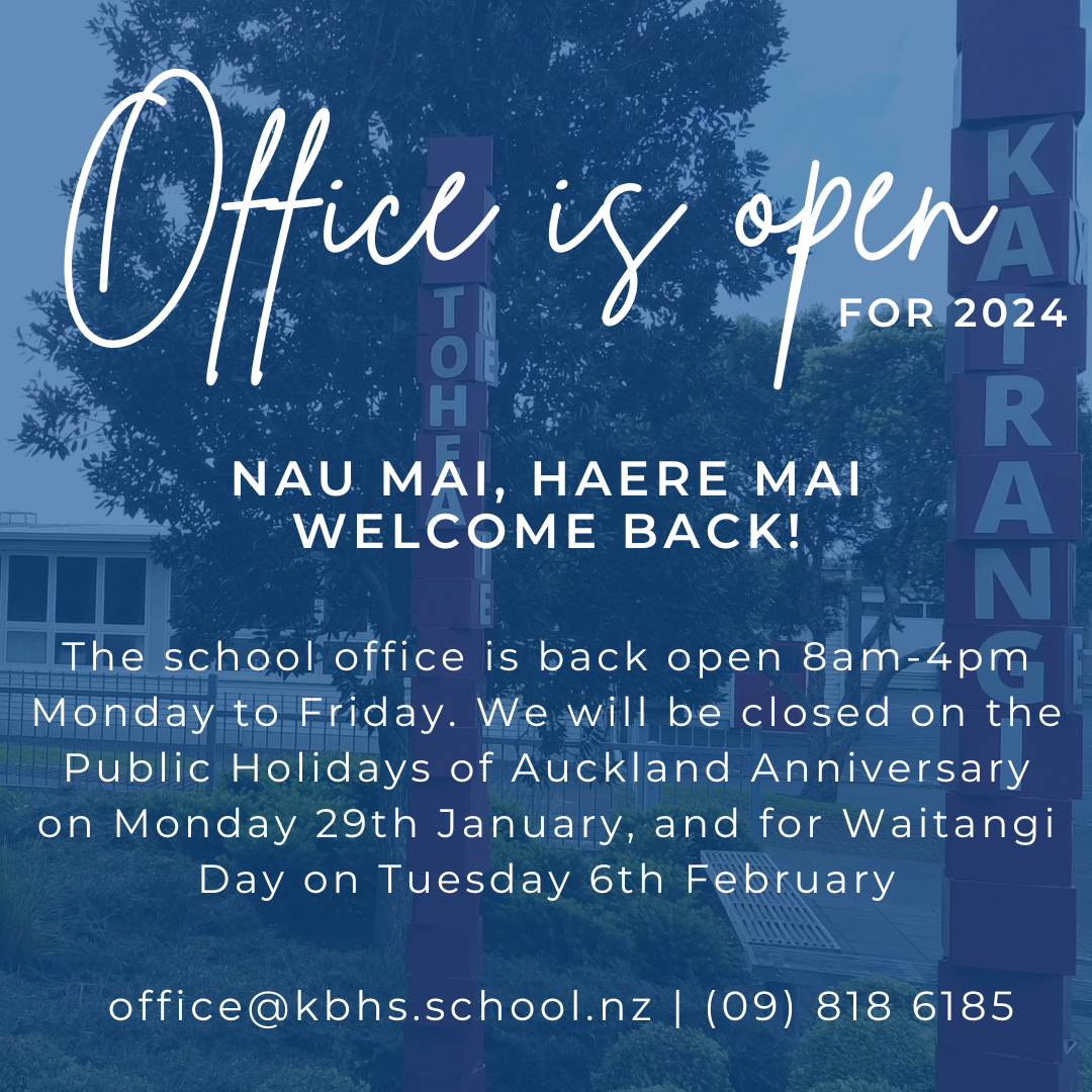 Office is open for 2024