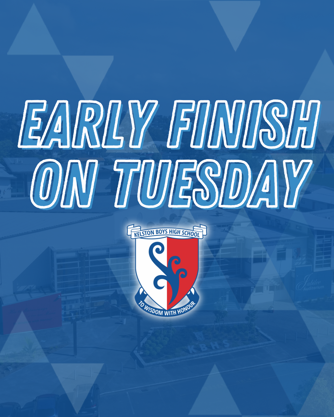 Early School Finish Tuesday 25/02/25