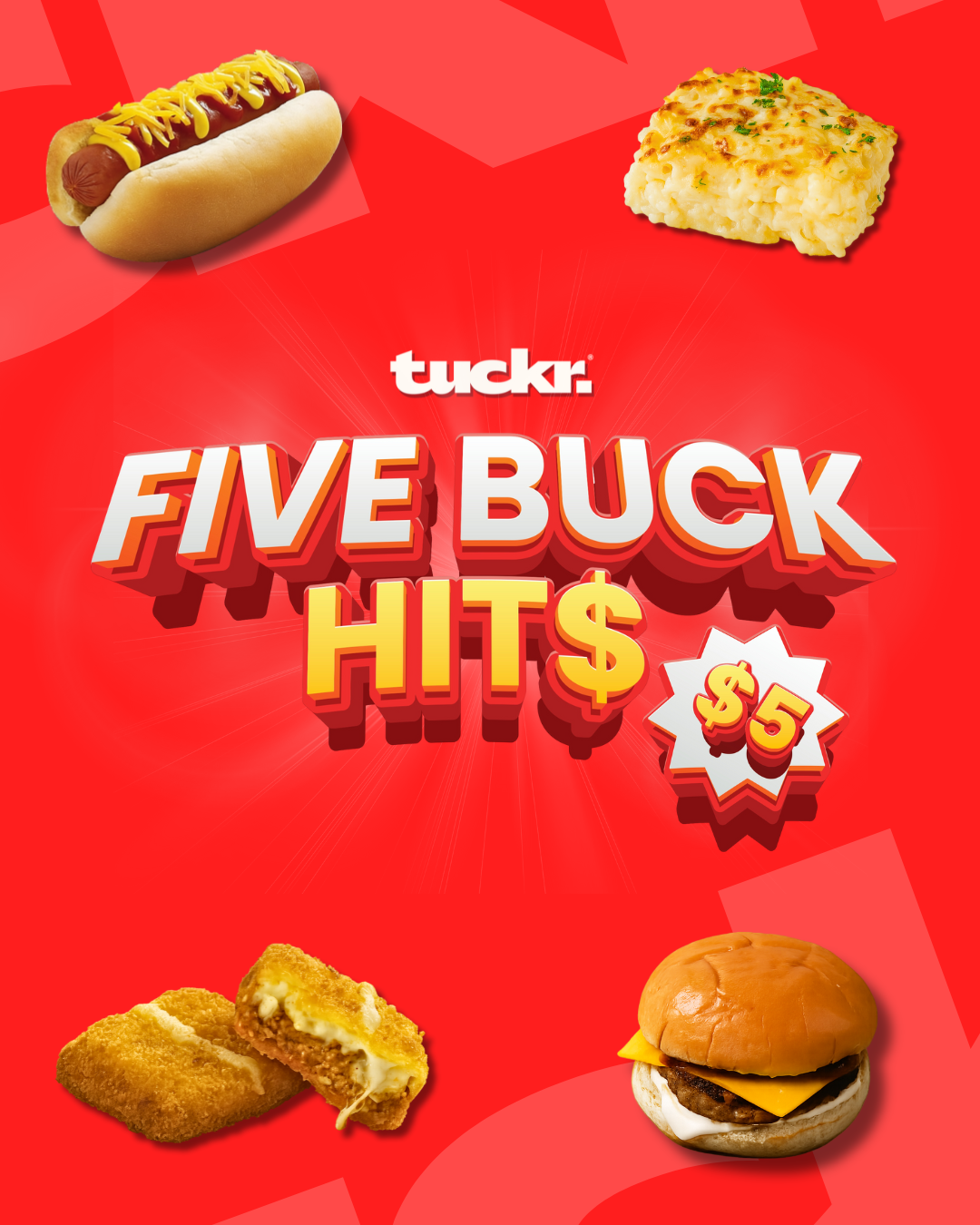 New $5 items in the Tuck Shop