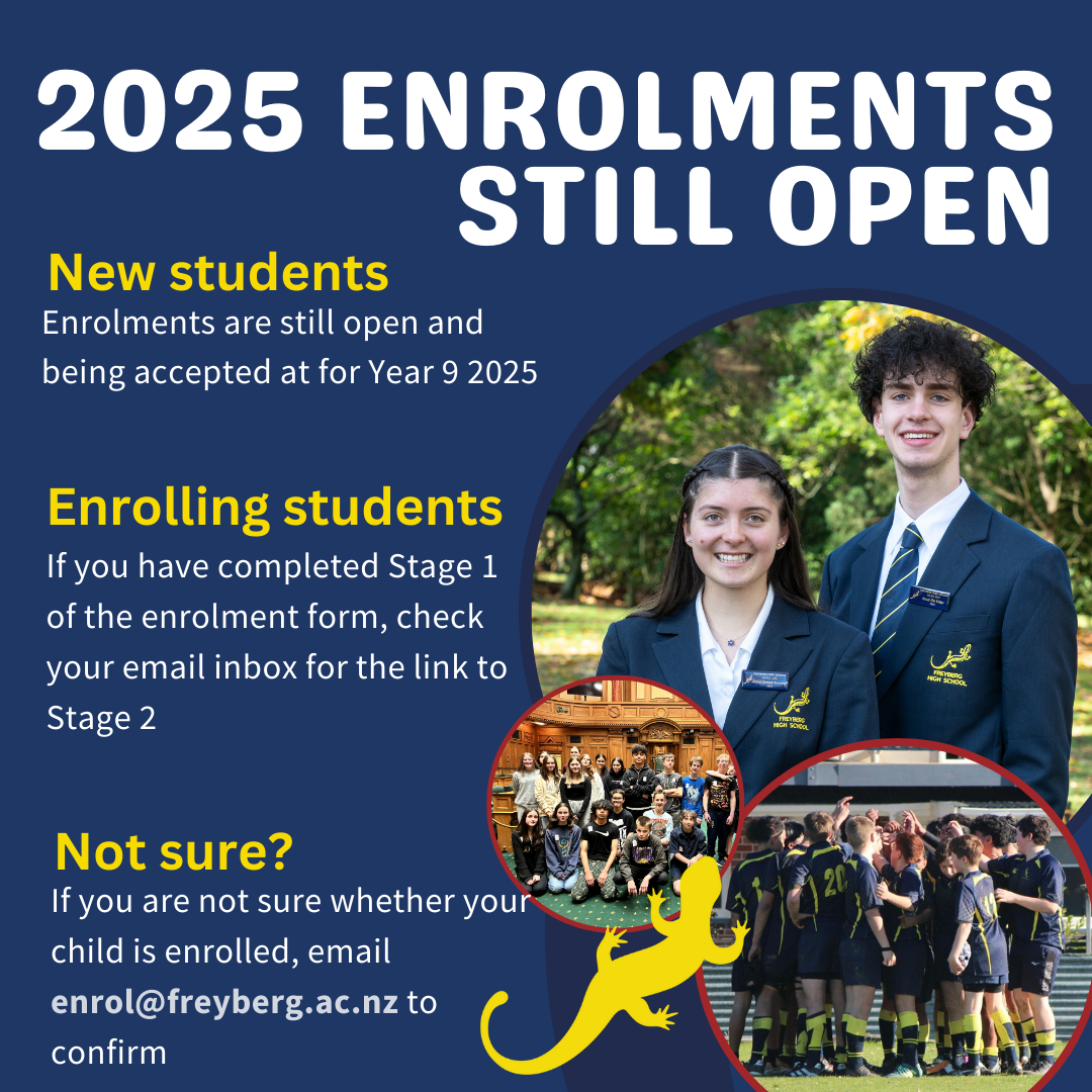 2025 Enrolments Open