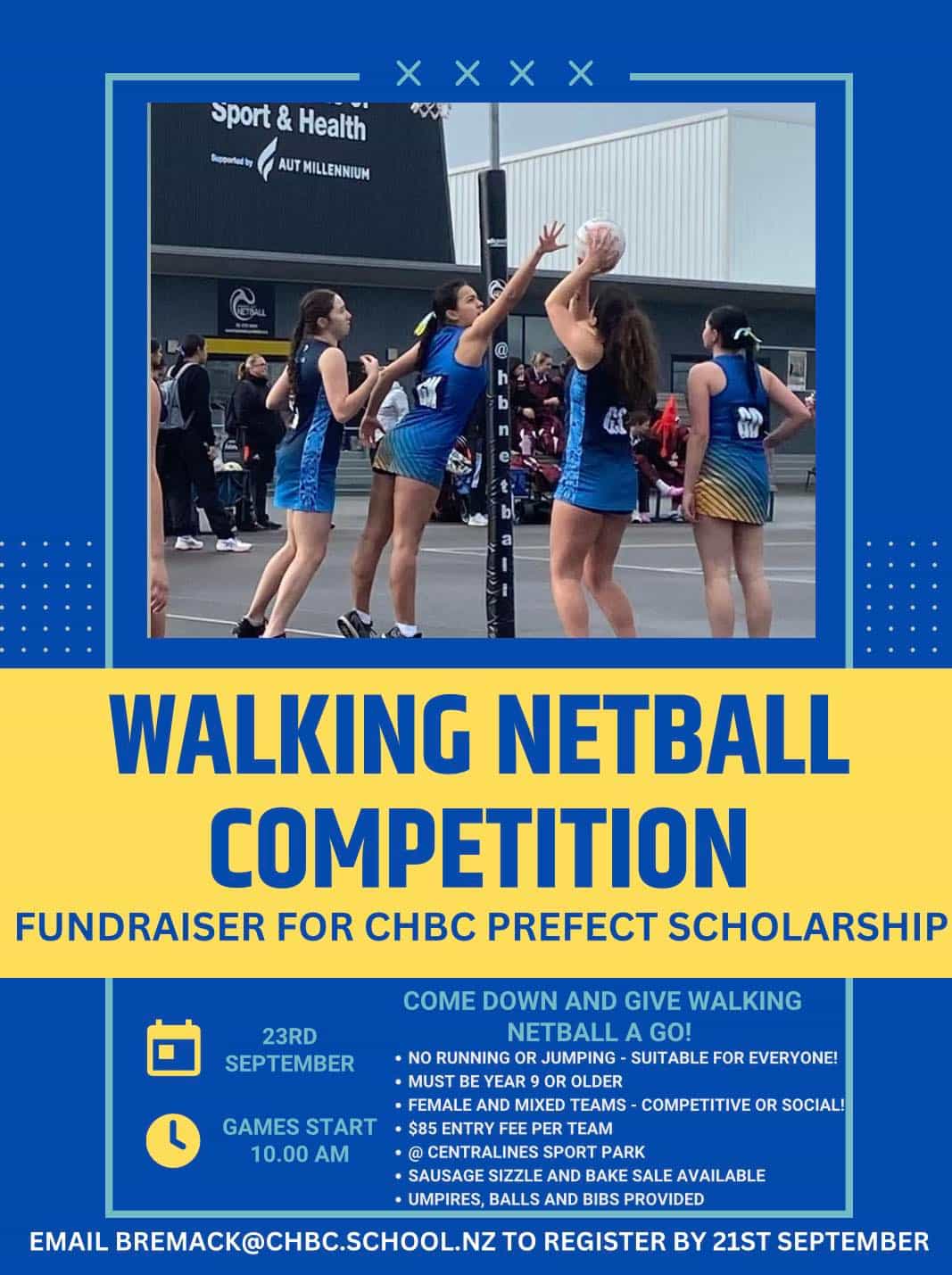 Walking Netball Competition