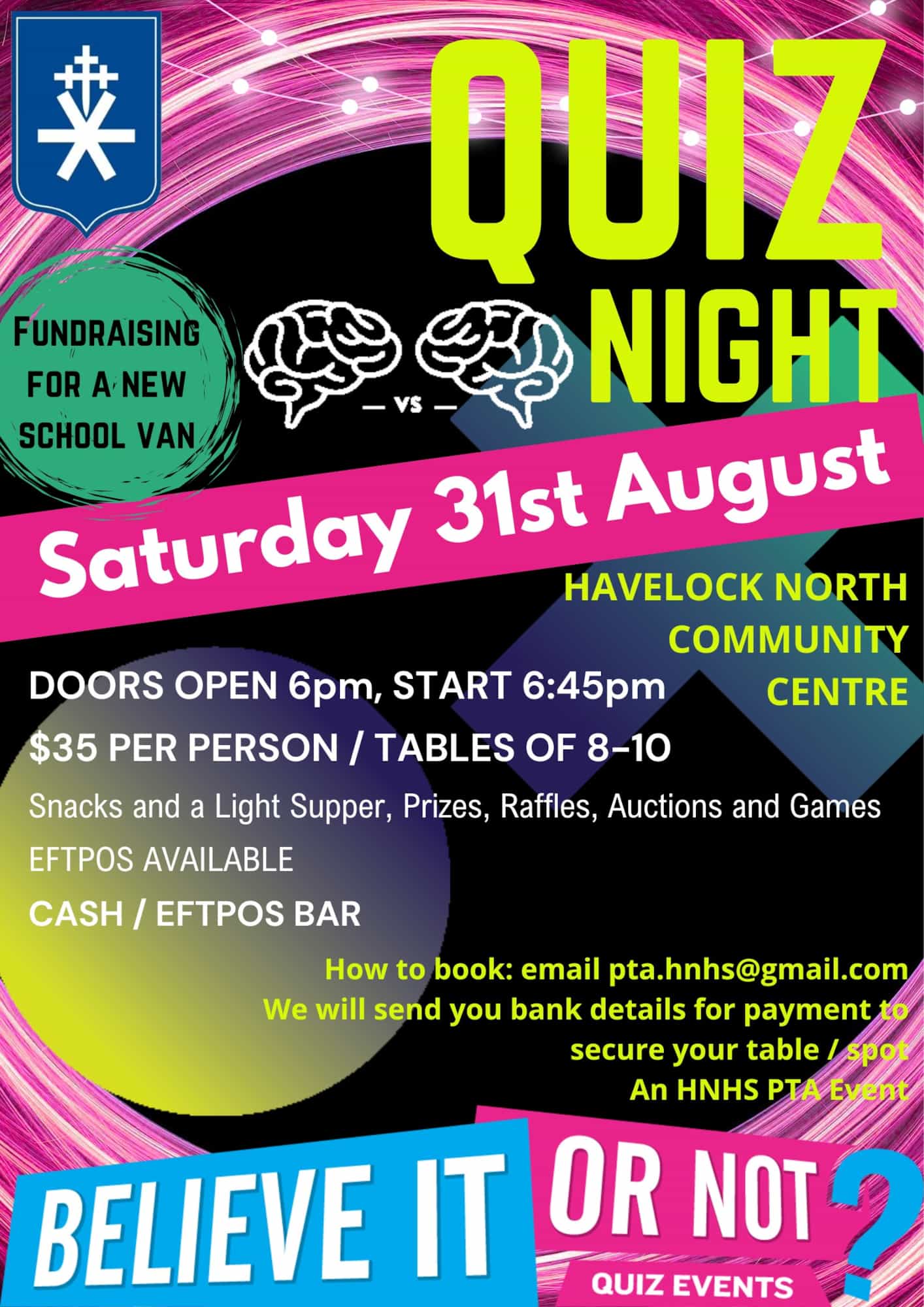PTA QUIZ NIGHT IS COMING!