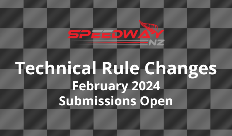 Technical Rule Change Submissions Open
