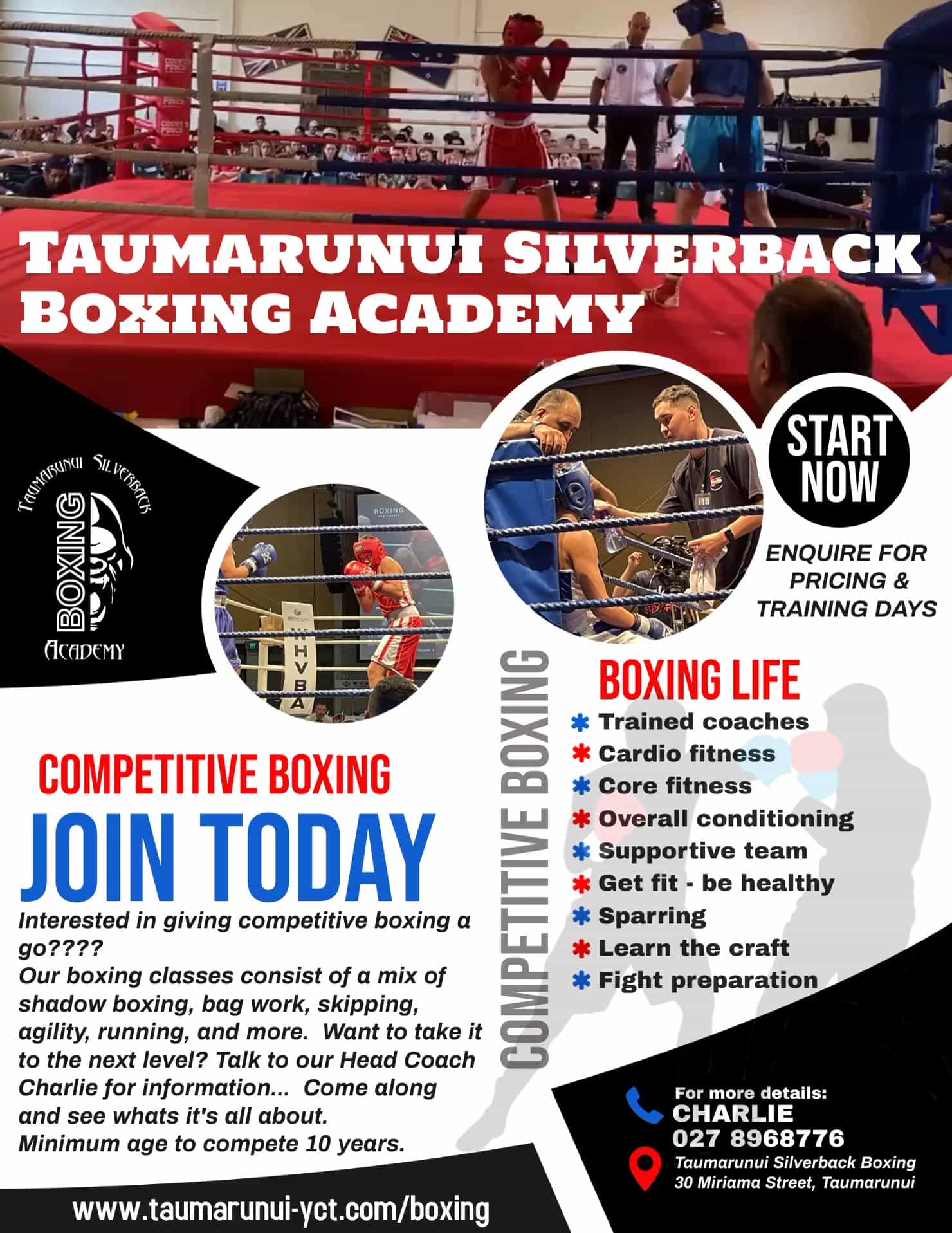 Taumarunui Youth and Community Trust - Taumarunui Silverback Boxing