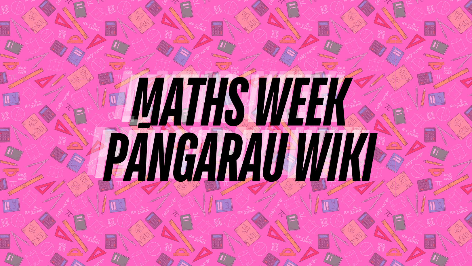 Maths Week | Pāngarau Wiki 2024