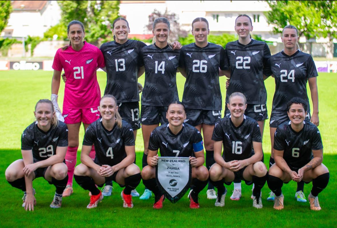 Ford Football Ferns draw with Zambia in Paris 2024 warm-up game