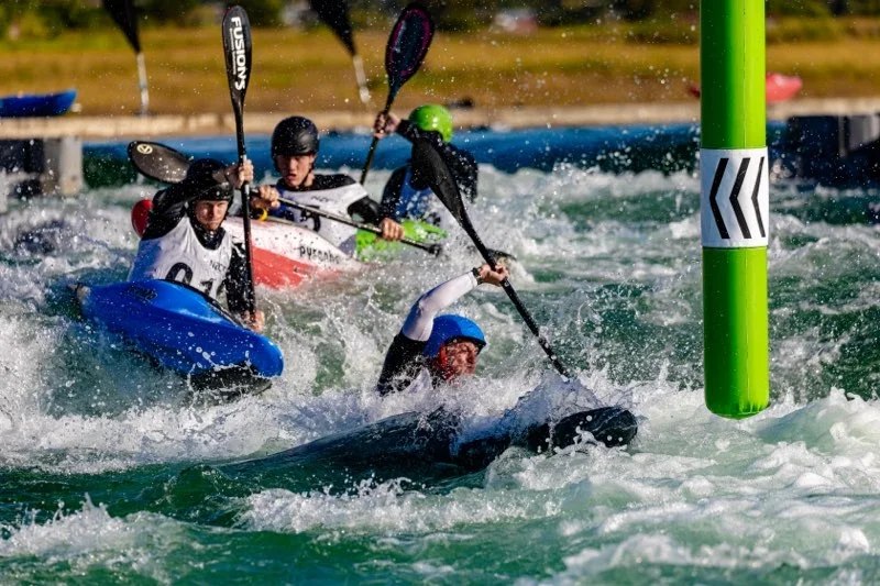 Jones and Gilbert claim 2024 Kayak Cross National Championship titles