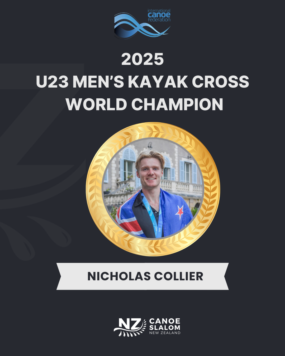 Final day delivers NZ’s first-ever U23 gold in Kayak Cross