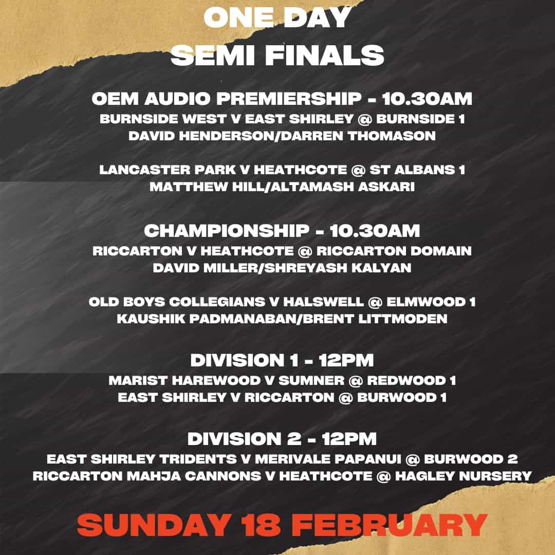 SEMI-FINAL SUNDAY