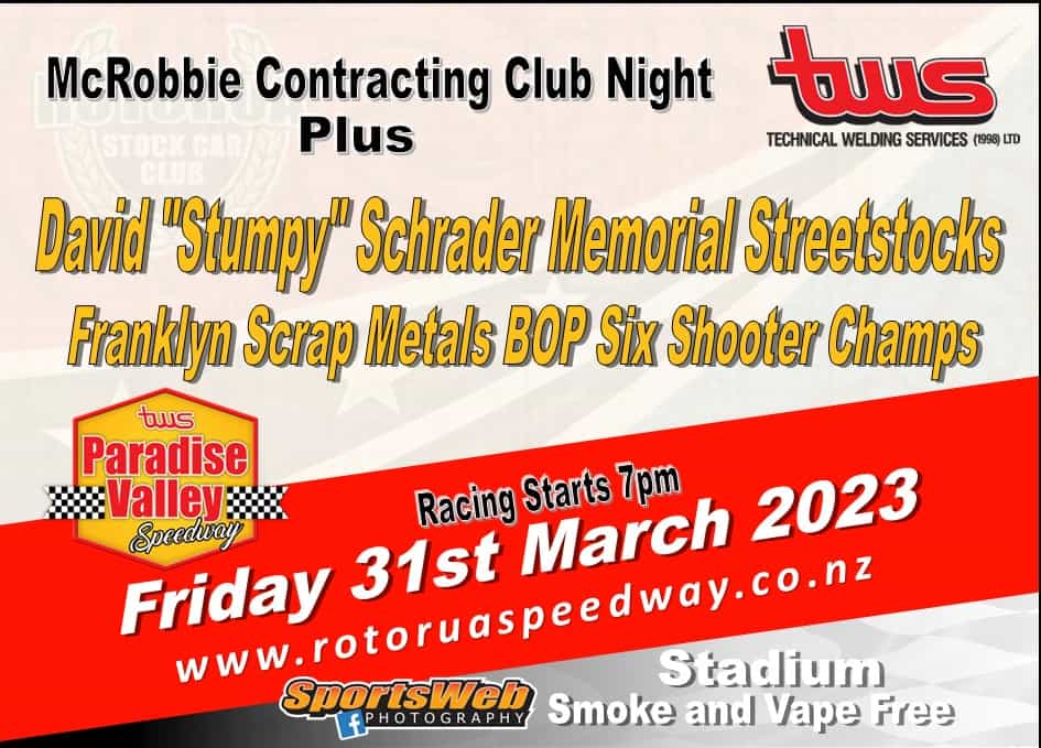 *Updated 30-03-23* McRobbie Contracting Club Night this Friday