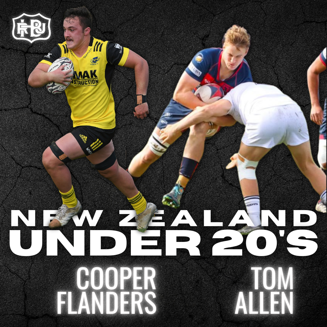 Cooper Flanders and Tom Allen to Represent NZ in NZU20's
