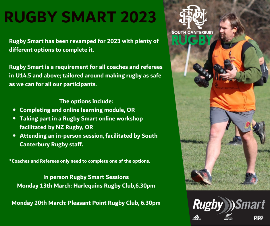 Rugby Smart Course Dates