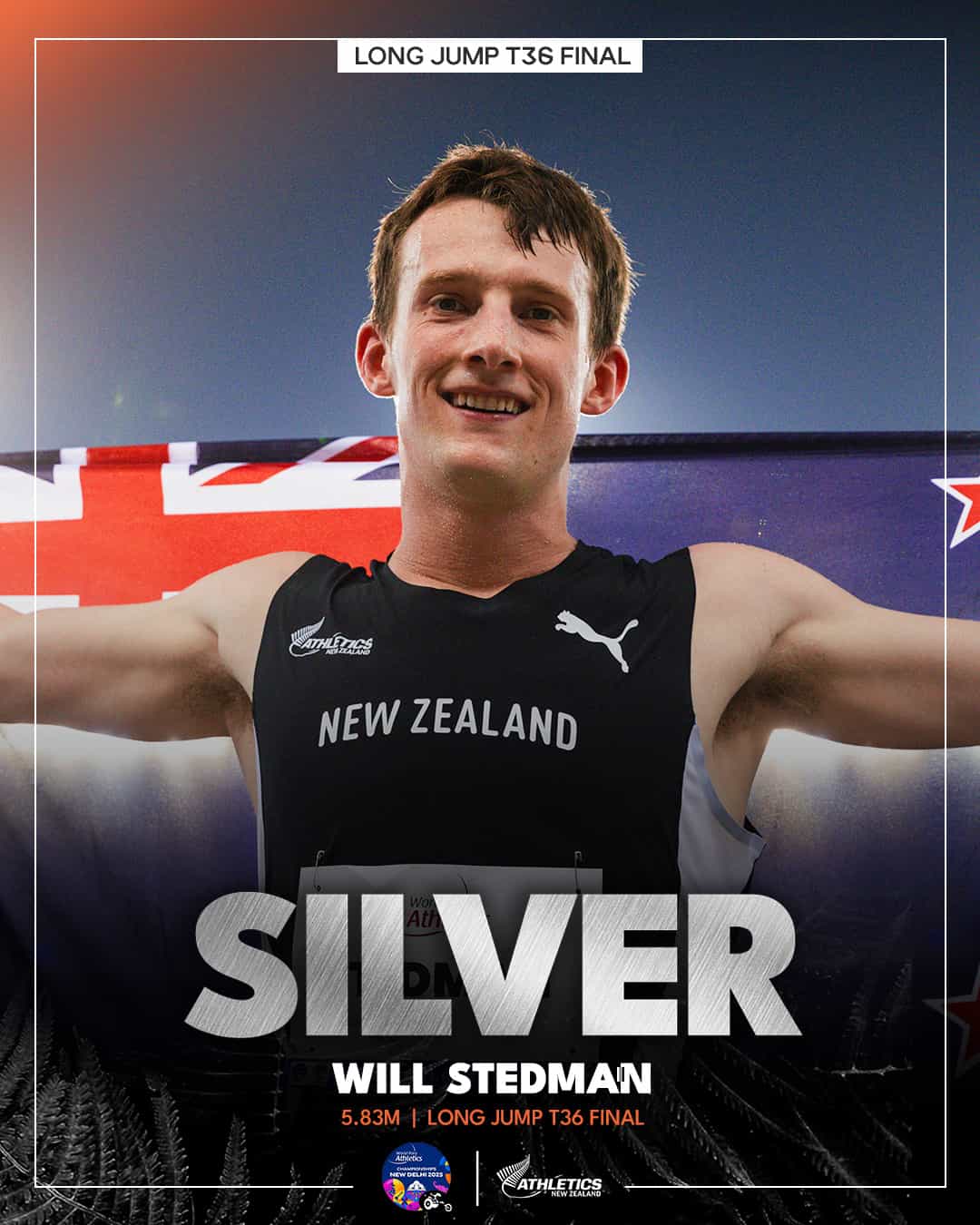 William Stedman Wins Silver