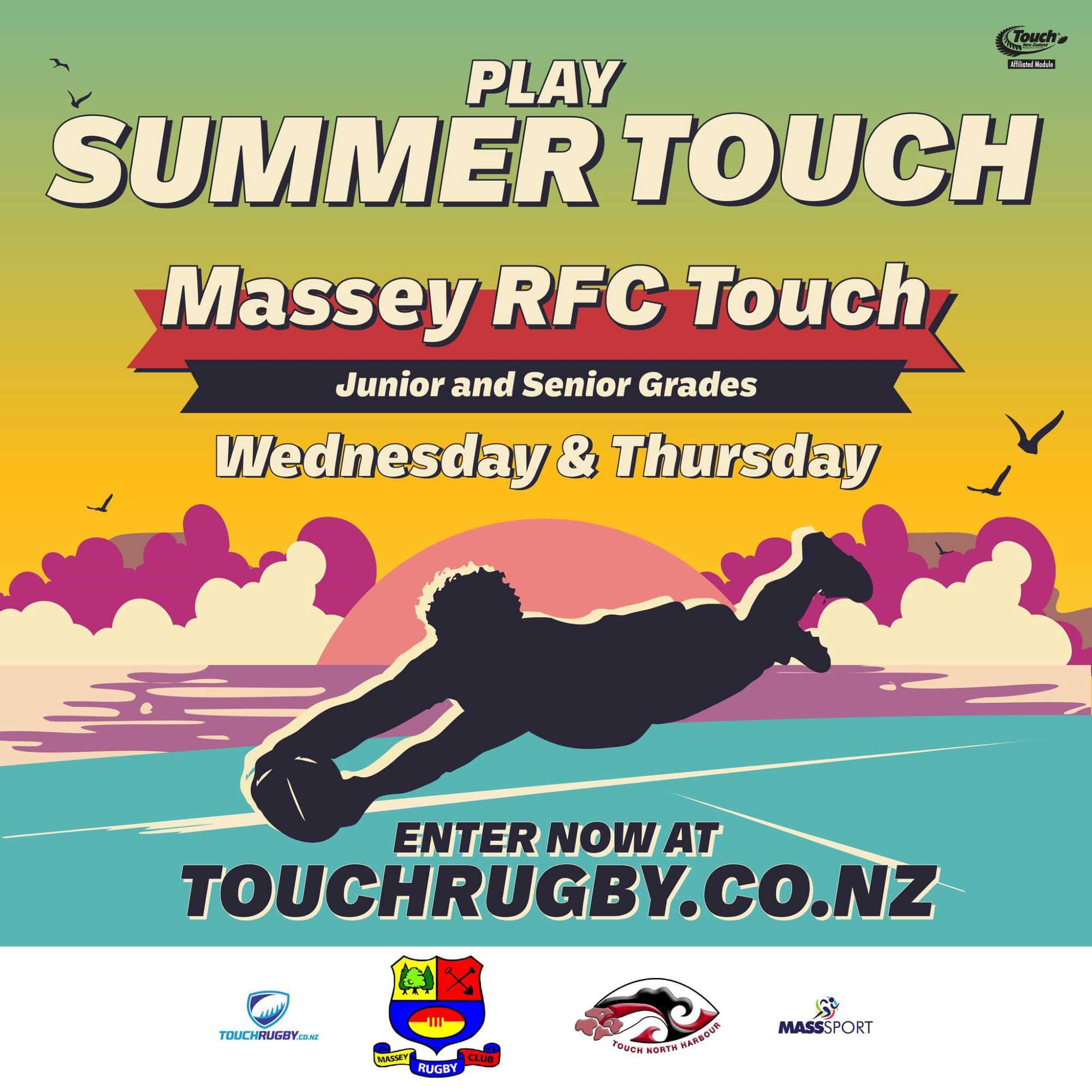 Touch Rugby - Time to register your teams