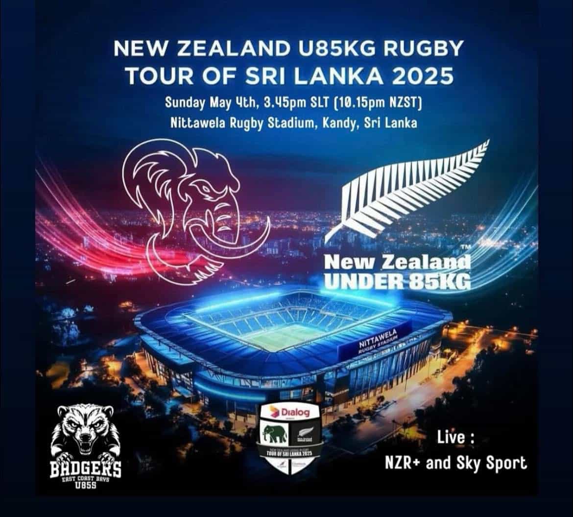 NZ U85s All Blacks tour Sri Lanka
