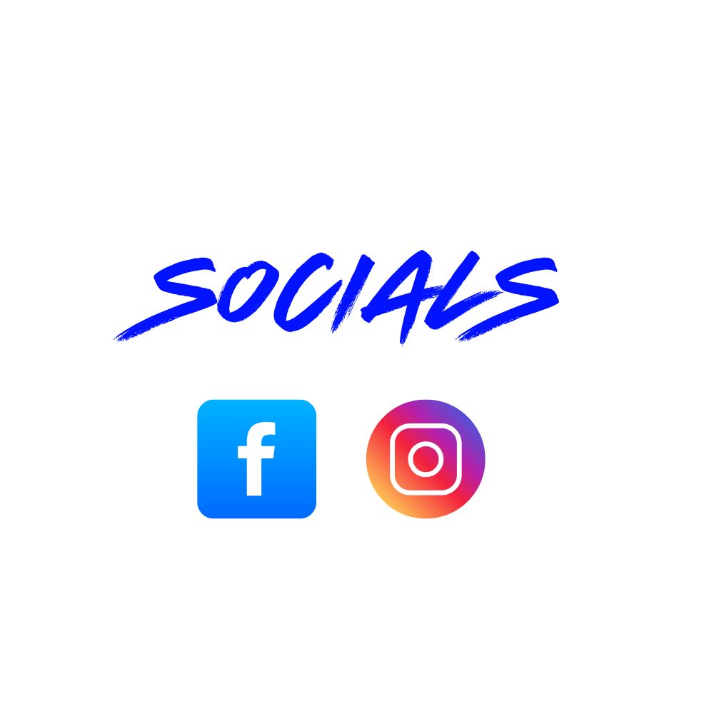 Follow us on our socials, for up to the minute news and events
