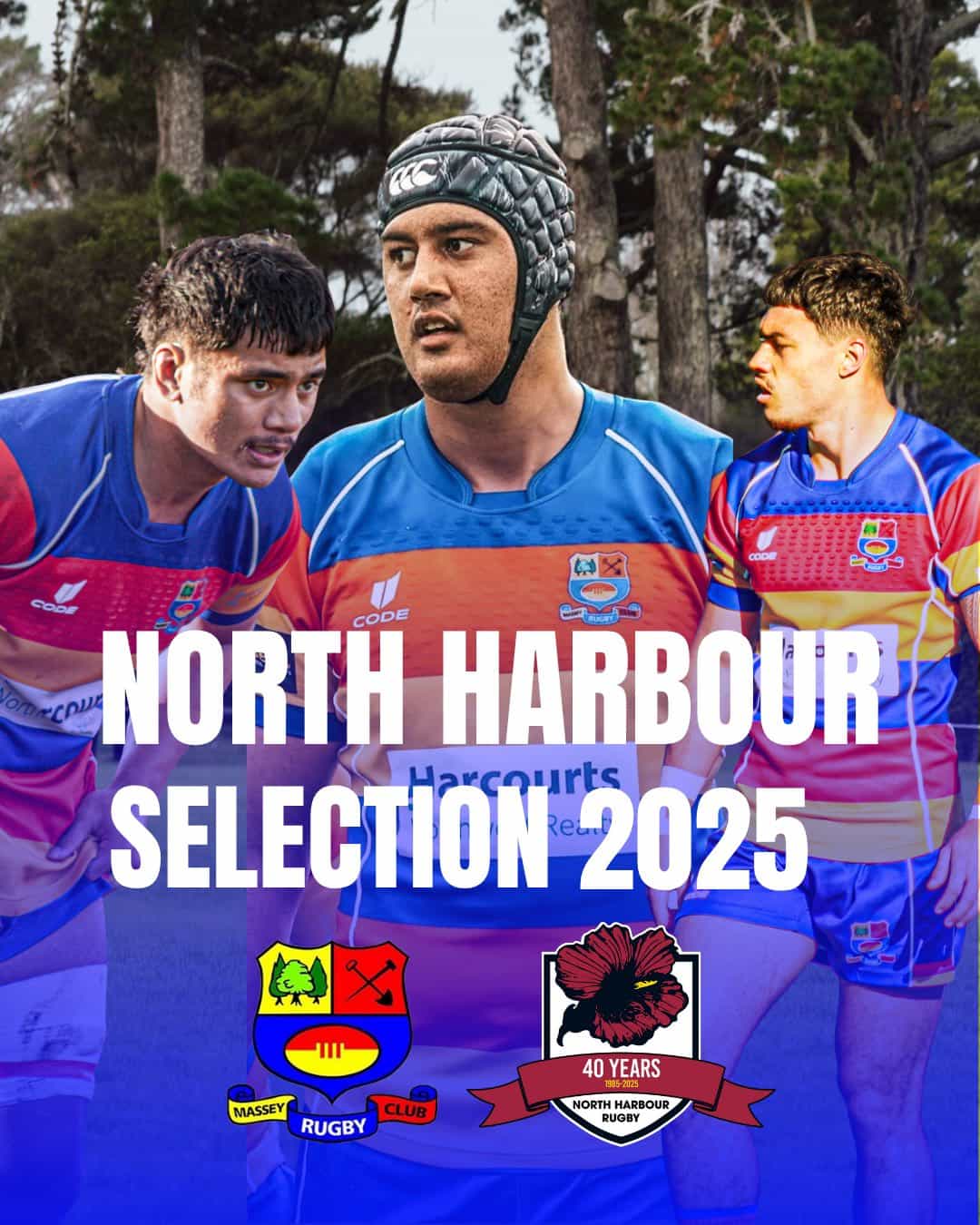 North Harbour 2025 Selection- Congratulations to all of our Men