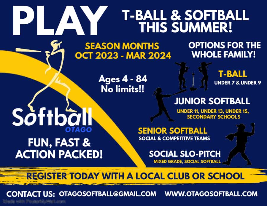 PLAY T-BALL & SOFTBALL THIS SUMMER