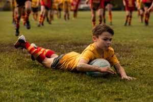 Junior Rhinos feature in a Carpet Court Commercial - released Oct 2019