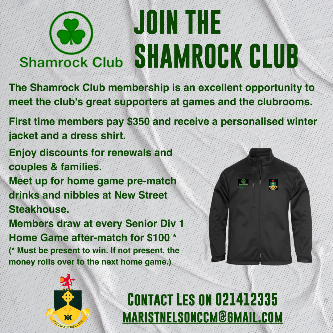 Join our Shamrock Club supporters group