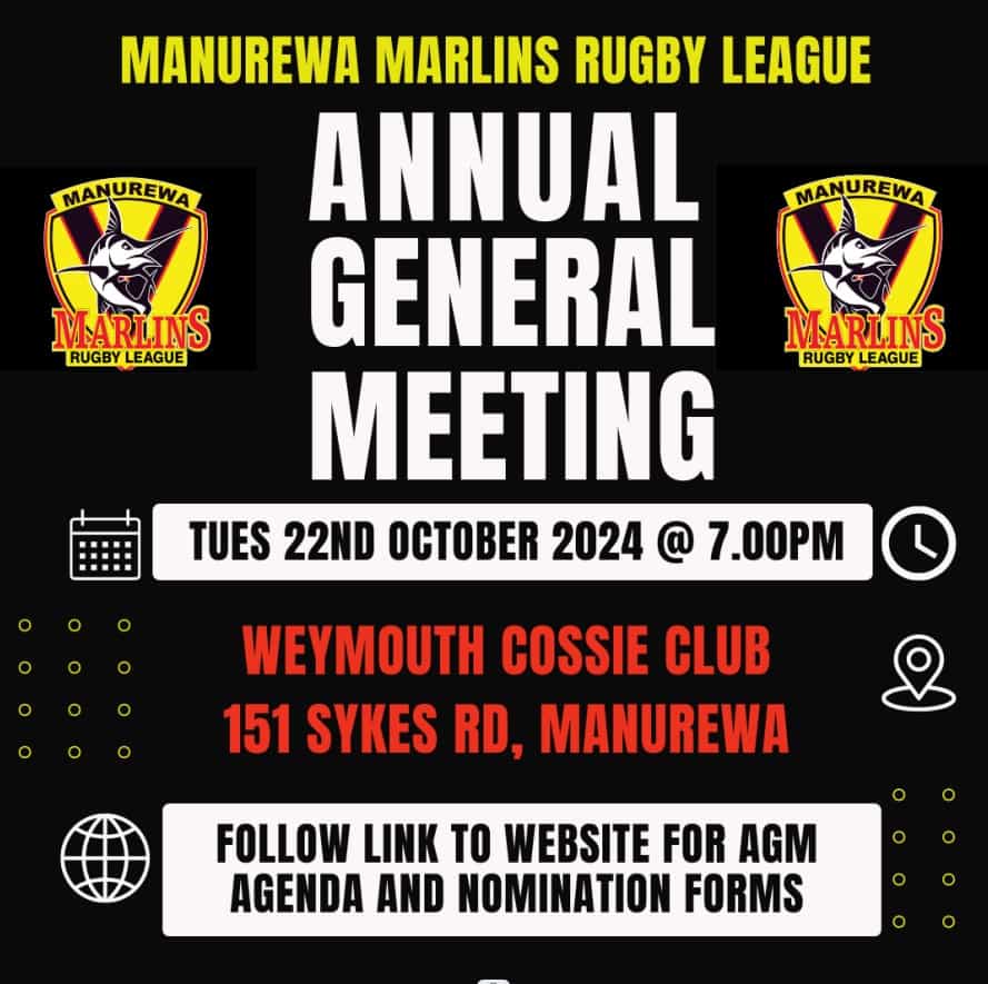 Manurewa Rugby League Club 2024 AGM