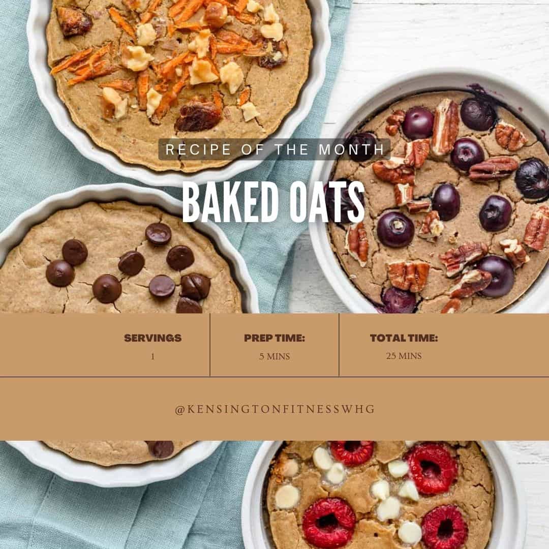 Recipe of the month - Baked Oats