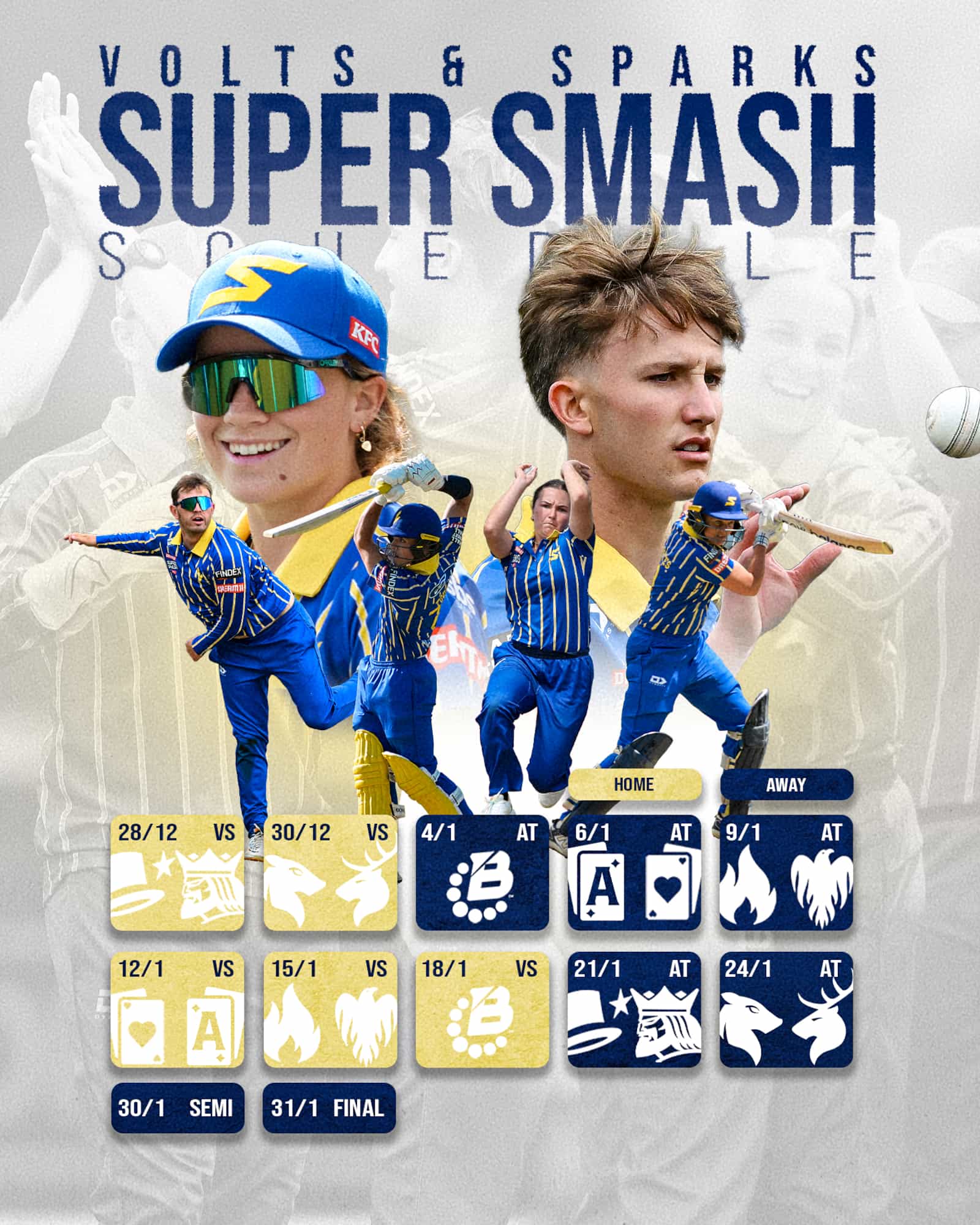 Supersmash Schedule locked in