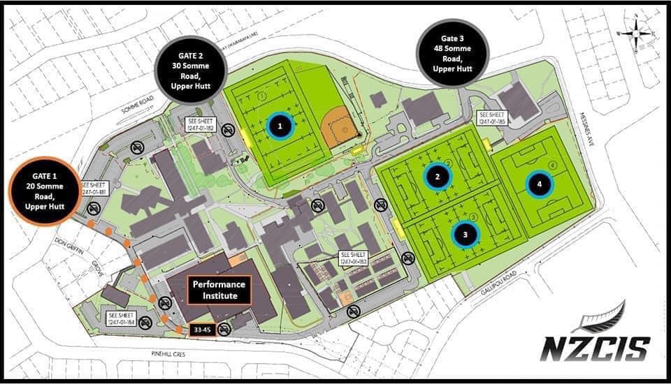 Field Maps for Hutt Valley Grounds