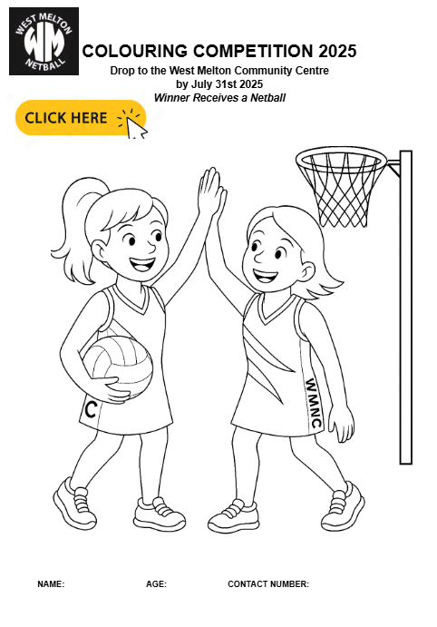 West Melton Netball - Colouring Competition 2025