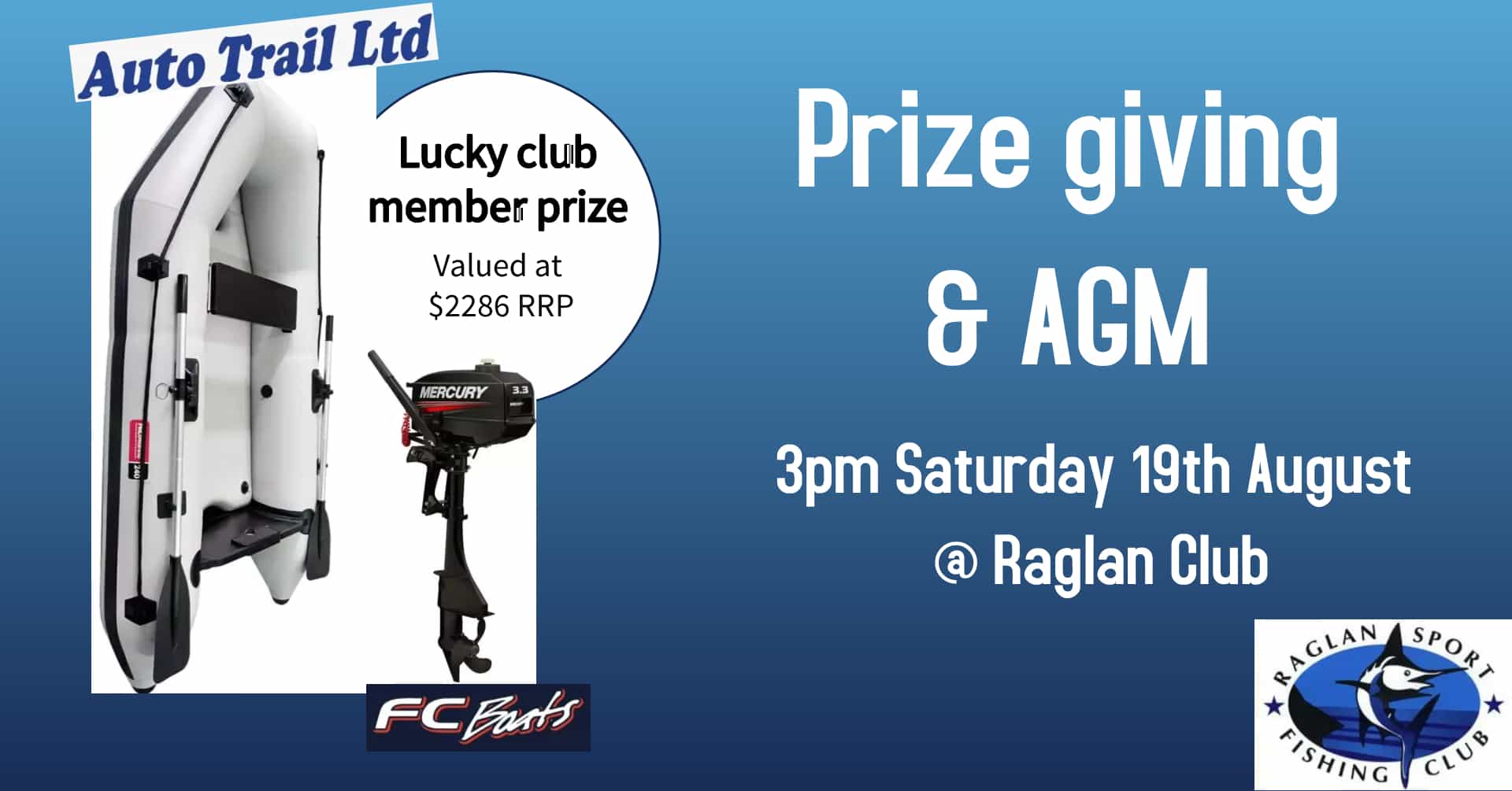 Prizegiving & AGM - Saturday 19th August