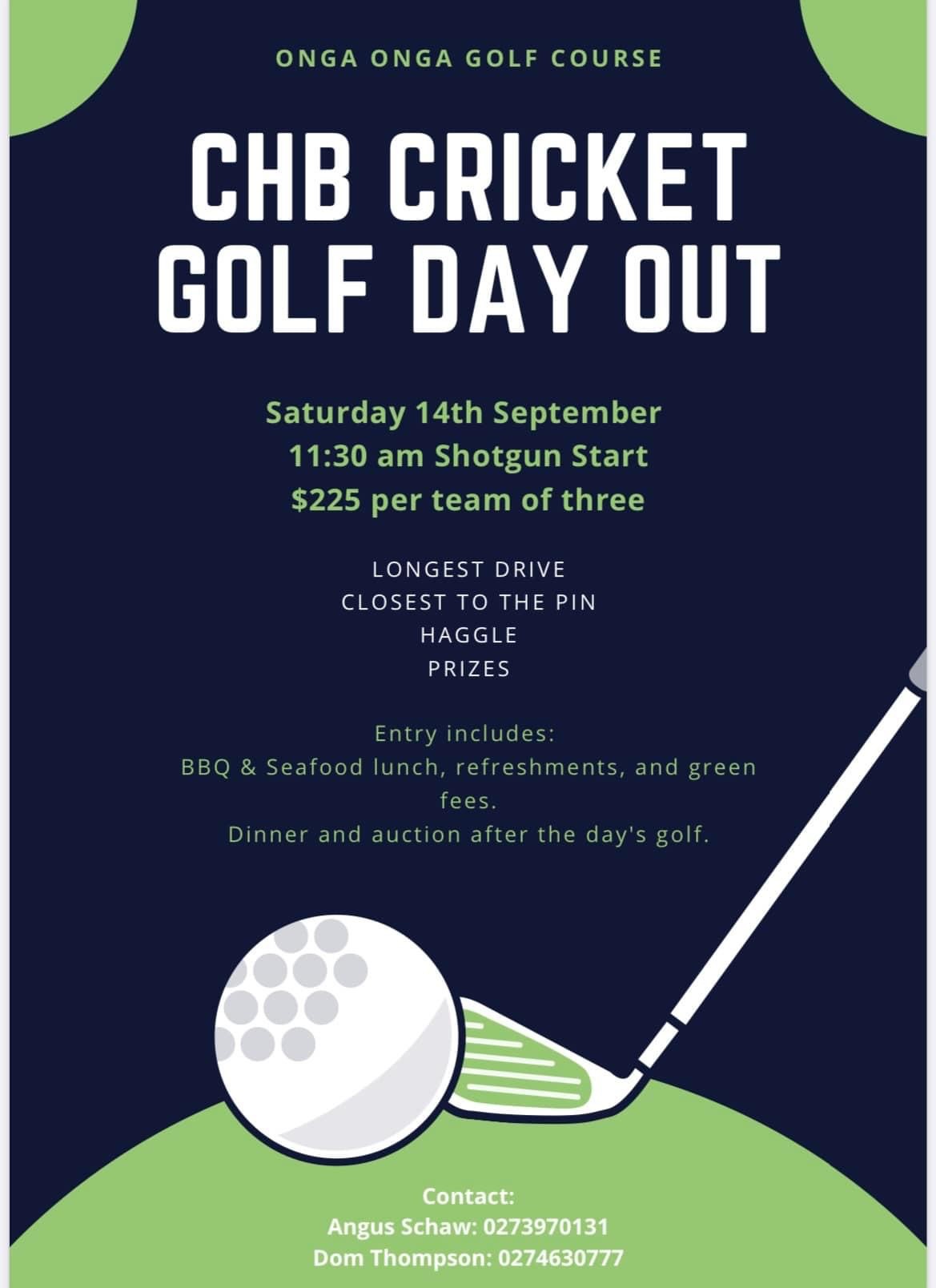 CHB Cricket Golf Day
